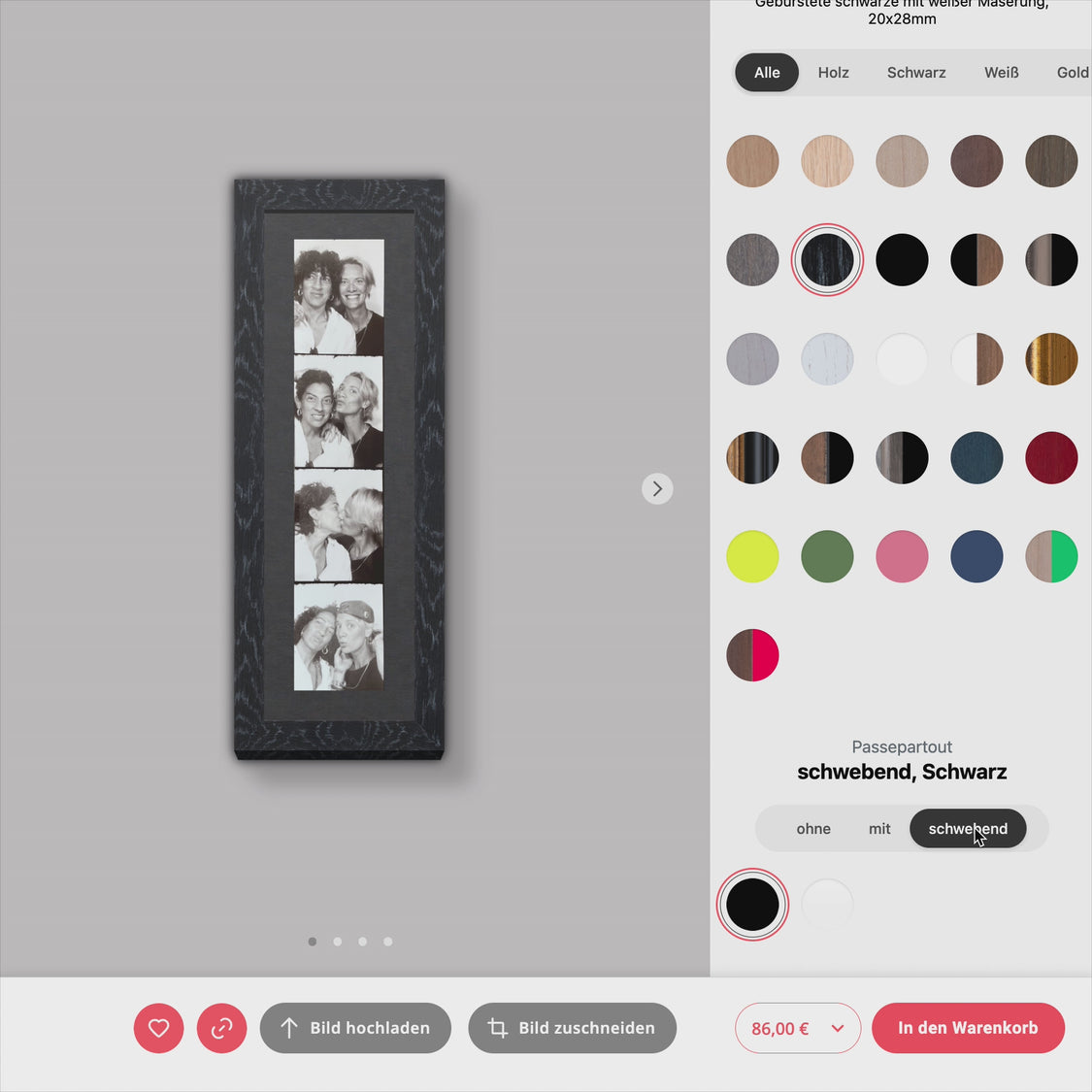 Photo Booth Frame | Custom Frames for Photo Strips – ArtFramers